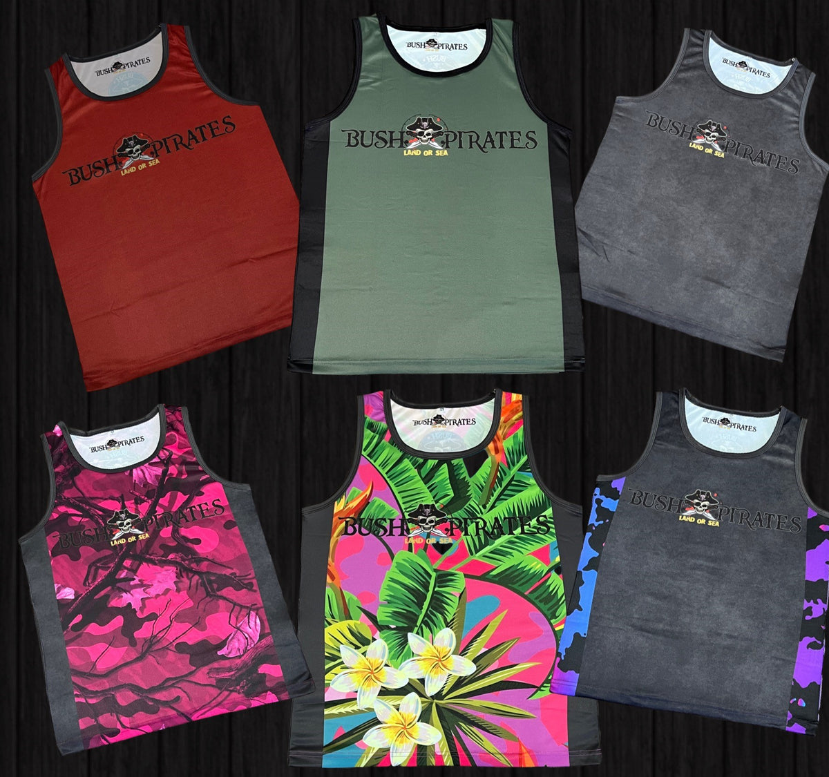 Singlets – Bush Pirates