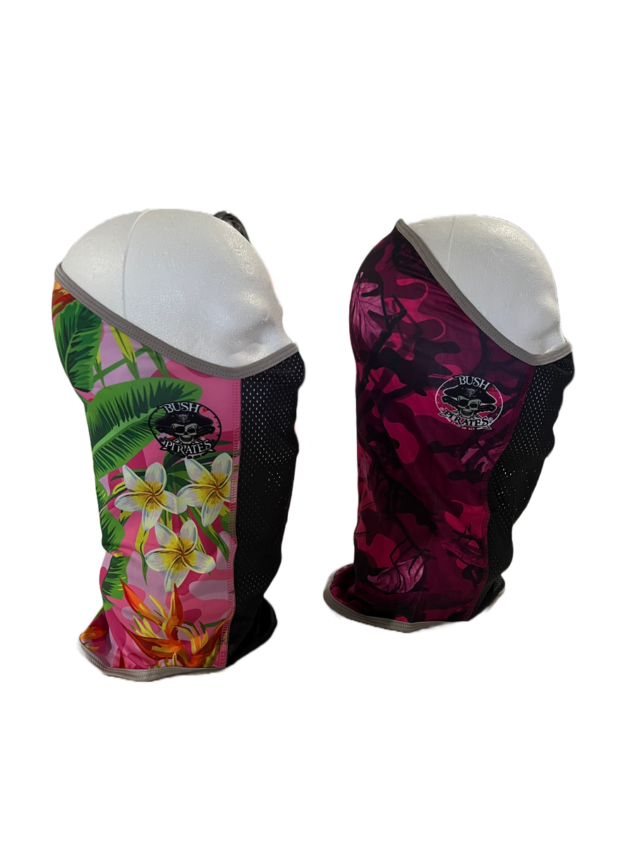 Fitted Face Mask - Tropical – Bush Pirates
